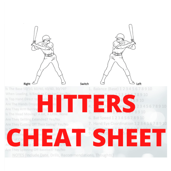 HITTERS CHEAT SHEET LP - Pros Cave
